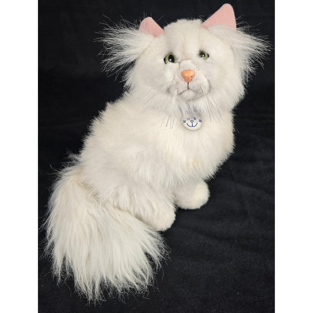 Snowbell Plush 1999 Hasbro Stuart Little Mouse Movie White Cat Kitty 12 ...