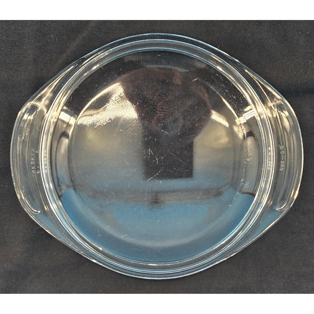 PYREX Replacement Lid 683 C-3 Clear Glass for 1.5 Qt Round Casserole ...