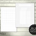 5mm Plain Square Grid and Dot Grid Printable Planner Pages Bullet ...