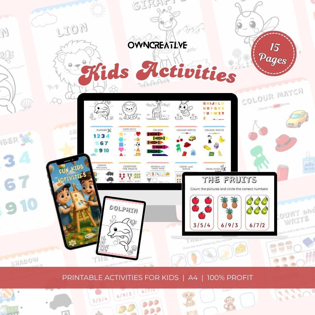 Printable Kids Activities| Colouring Pages| Beginning Math| Toodler ...
