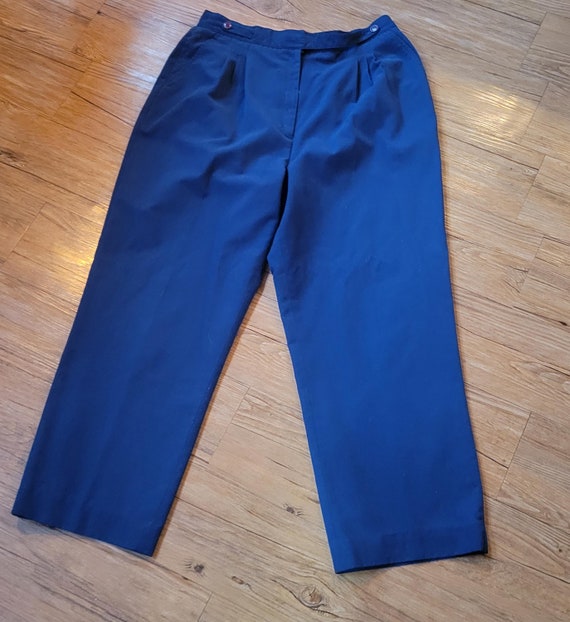 Vintage 60s-70s AstorOne Royal Blue Pleated Slacks | … - Gem