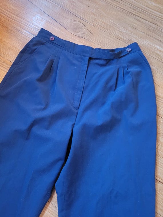 Vintage 60s-70s AstorOne Royal Blue Pleated Slacks | … - Gem