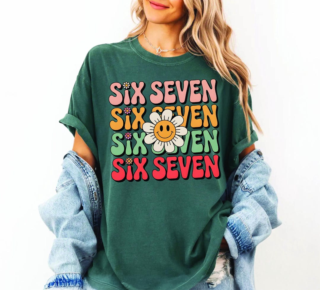 Funny 67 Six Seven Tee, Gen Alpha Slang T-shirt, Viral Meme Shirt for ...