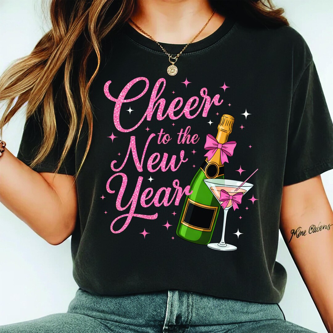 Cheers to New Beginnings 2026 T-shirt, Celebrate New Year With ...