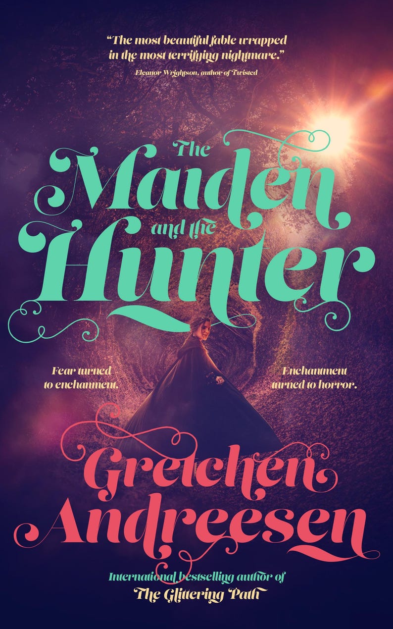 Premade Book Cover - the Maiden and the Hunter - Etsy