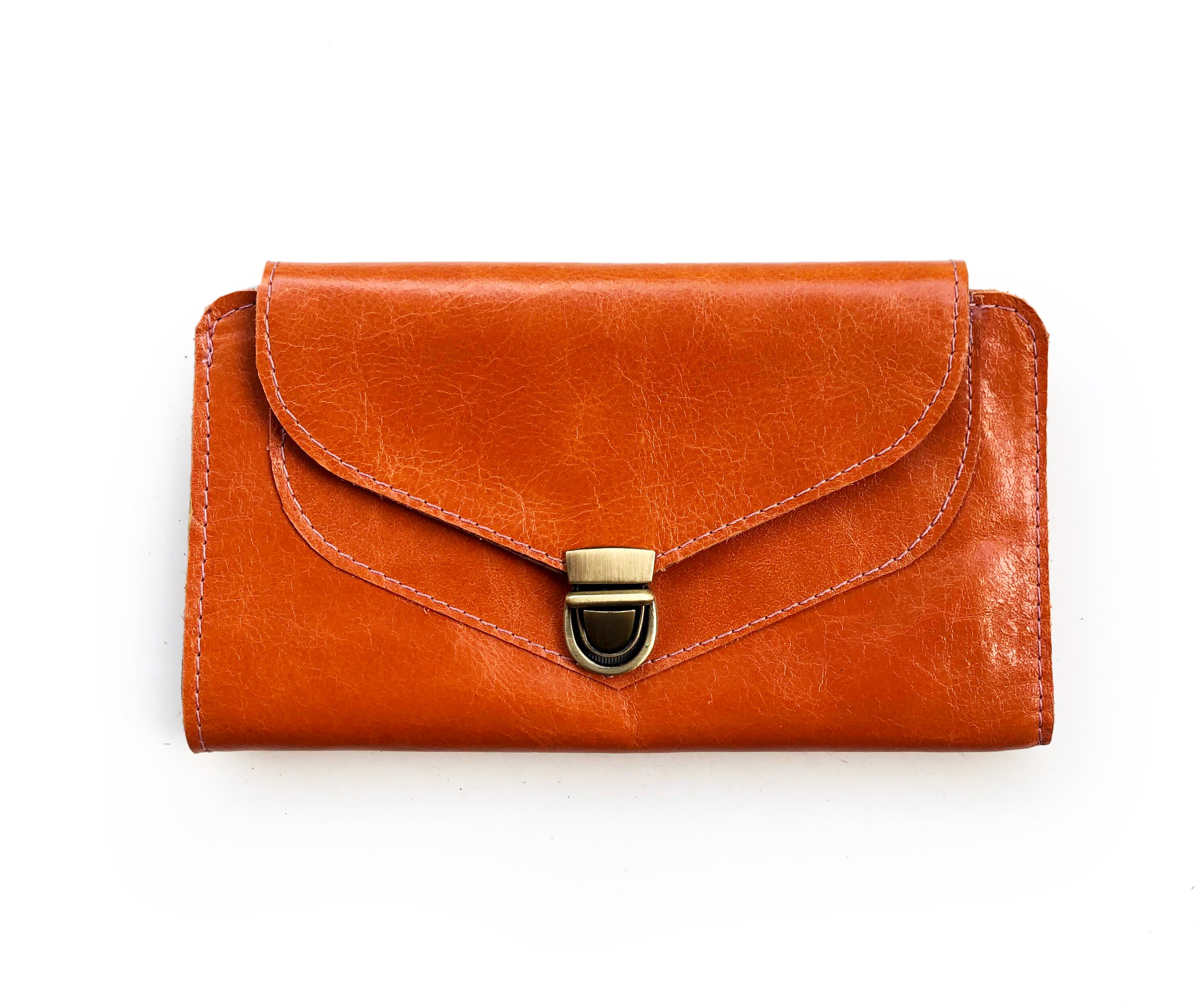 Orange Wallet With Puppies , Puppies Wallet, Orange Wallet for Women ...