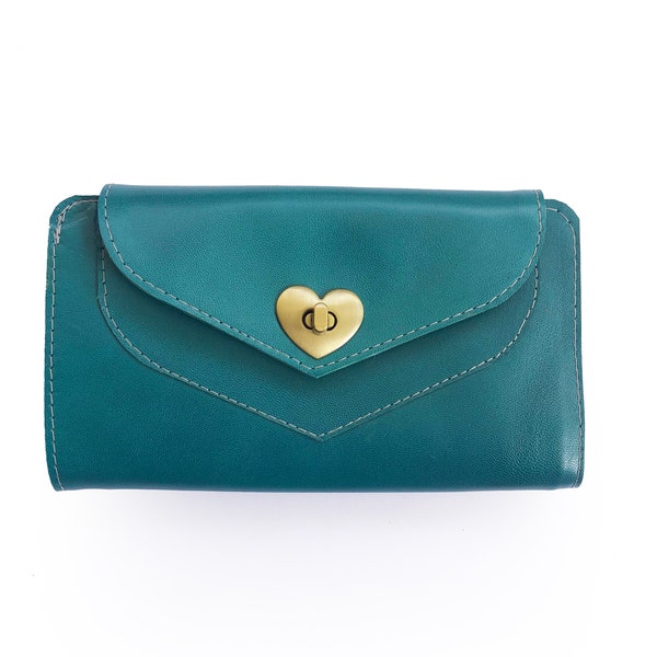 Teal Wallet - Etsy