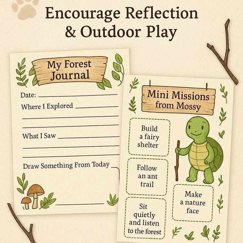 Forest School Adventure Kit – Printable Outdoor Nature Learning ...