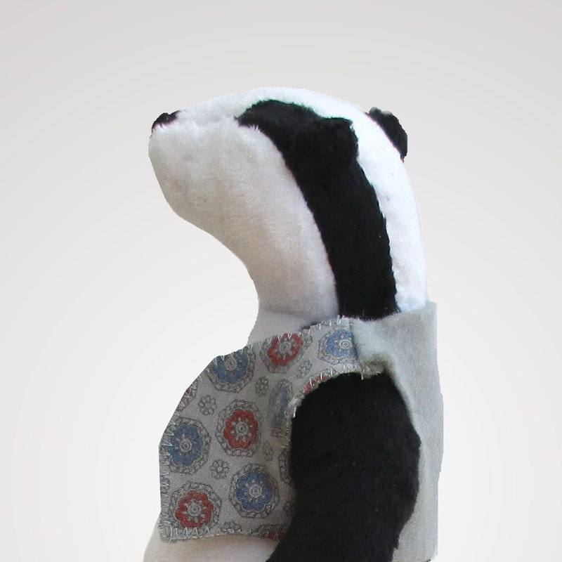 Badger Plush Pattern - Etsy