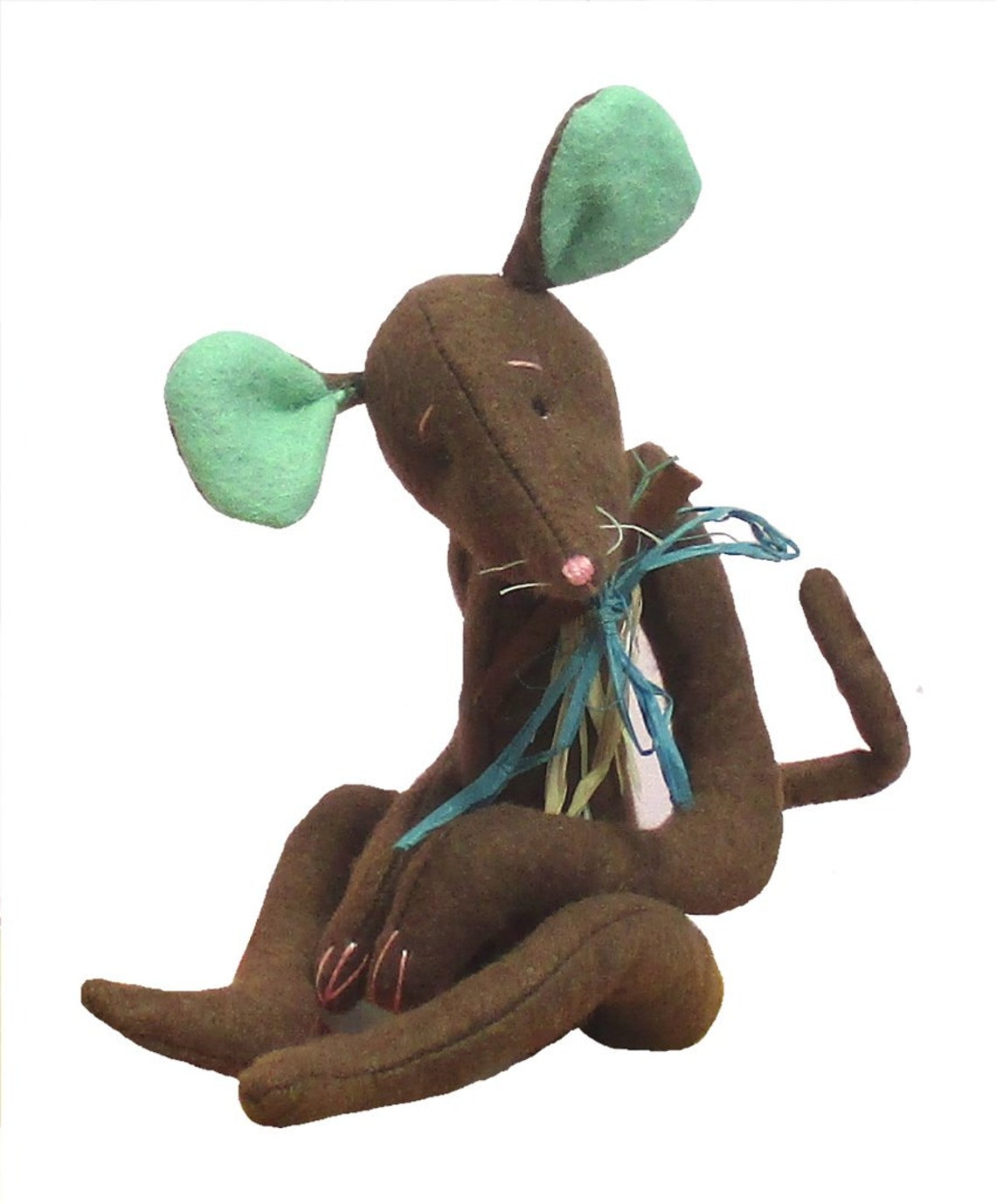 Milton Mouse Soft Toy Sewing Pattern. Printed Toy Rat Pattern - Etsy UK