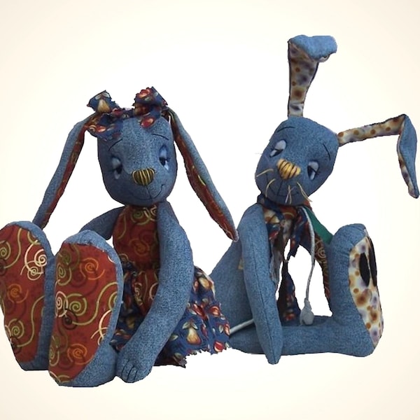 Cloth Rabbit Pattern - Etsy