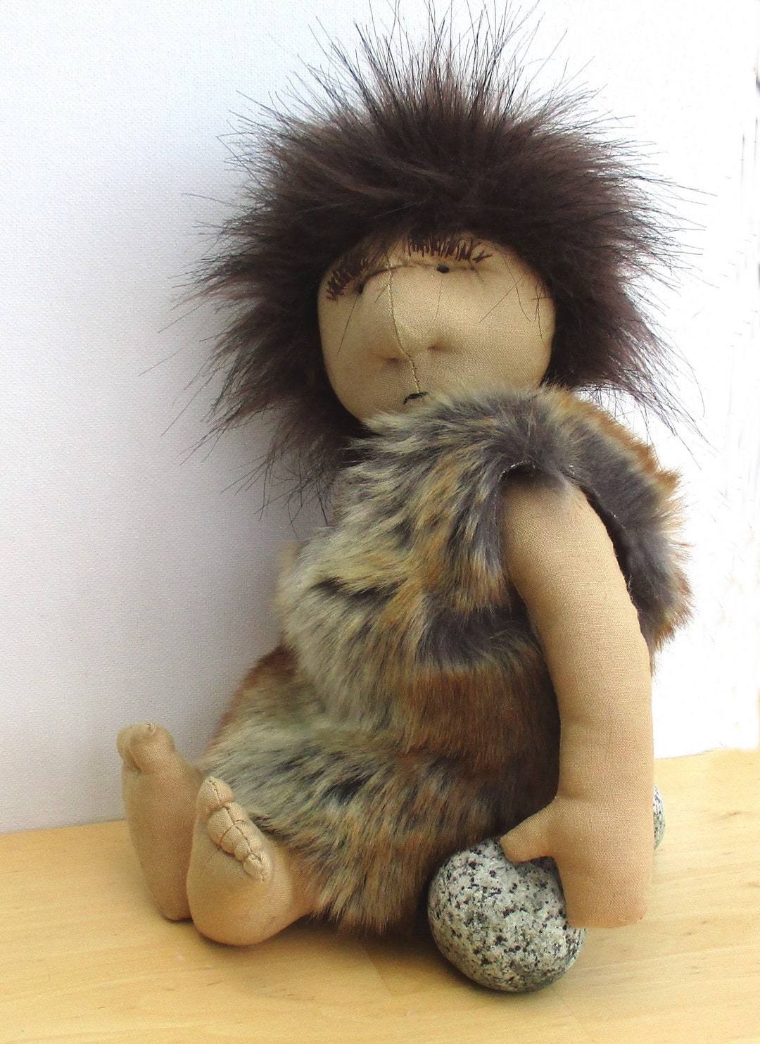 Rocky Cloth Doll Caveman Digital Sewing Pattern Pdf Download - Etsy