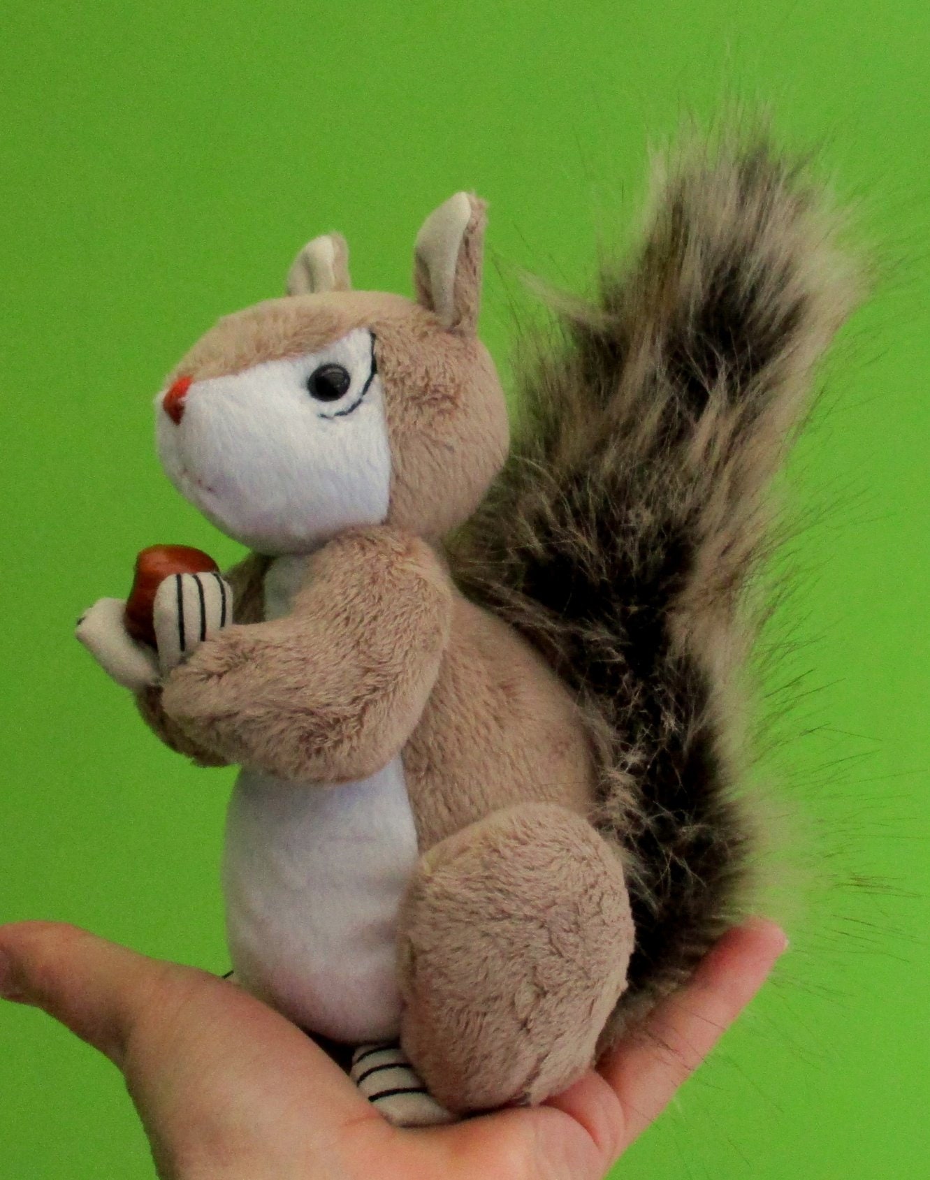 Squirt soft toy squirrel sewing pattern. Printed tutorial | Etsy
