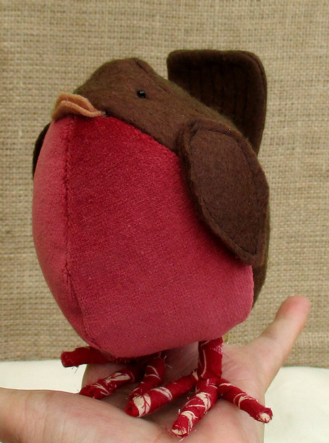 Boss Robin Soft Toy Sewing Pattern. PDF Christmas Robin Pattern - Etsy