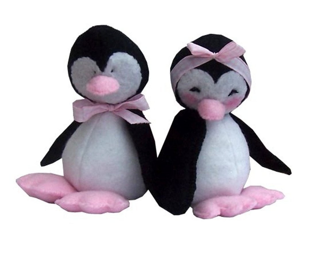 Pink Penguin Soft Toy Sewing Pattern. Digital PDF - Etsy