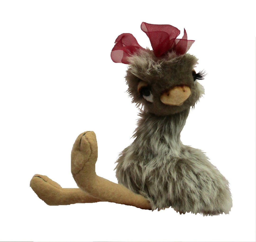 Esther 10 Ostrich Soft Toy Sewing Pattern Printed Pattern - Etsy