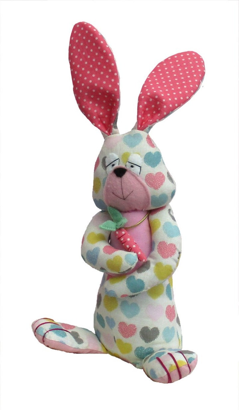 Cauliflower Bunny Rabbit Soft Toy Sewing Pattern Printed - Etsy