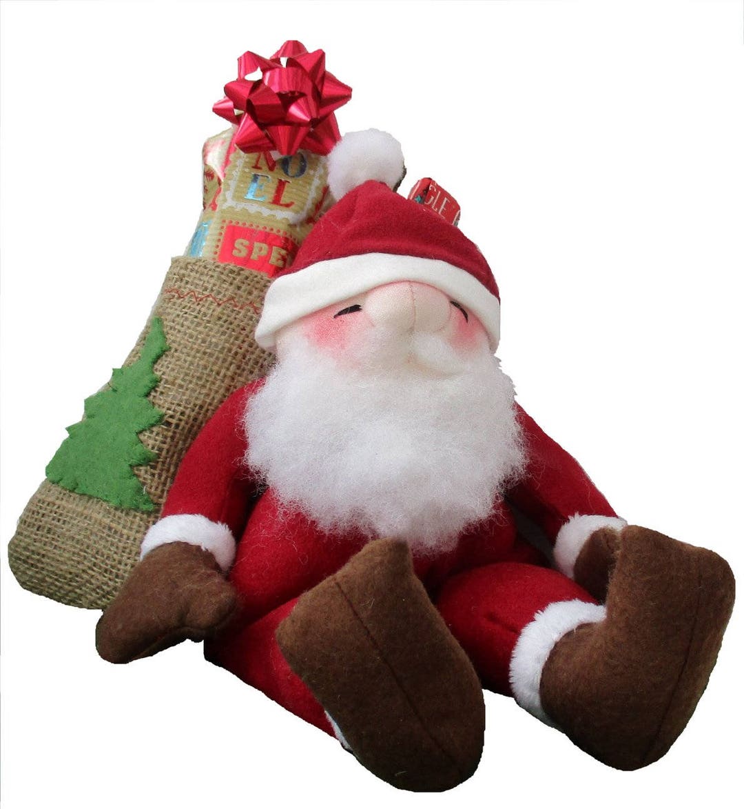 Santa Claus Cloth Doll Digital Sewing Pattern Pdf Father Christmas ...