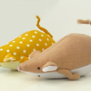 Brie Mouse Soft Toy Sewing Pattern. Makes 7" Mouse - Etsy UK