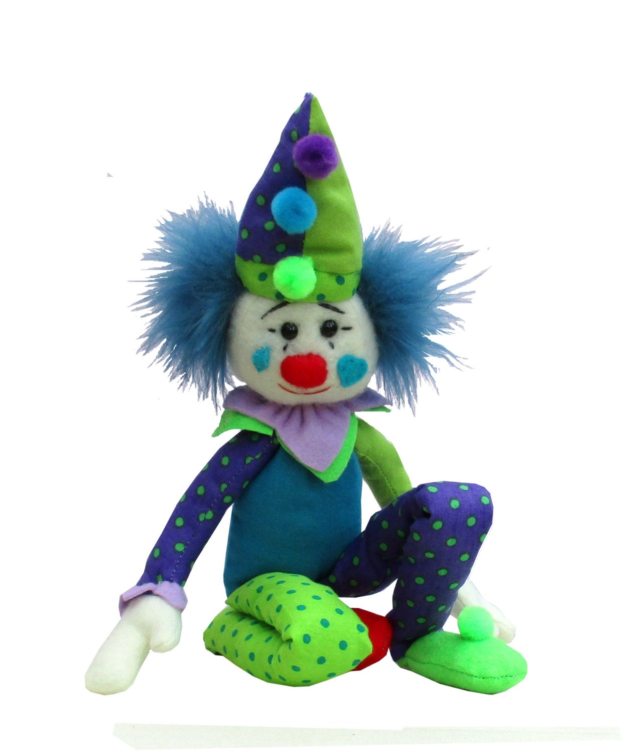 Casper Clown 16 Soft Toy Digital Sewing Pattern PDF | Etsy UK