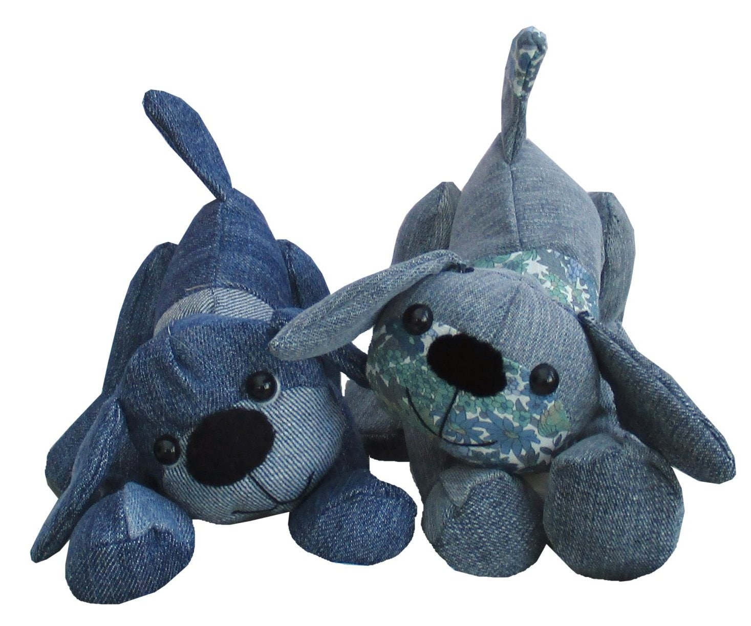 Denim Dog Digital Soft Toy Sewing Pattern to Recycle Denims PDF ...