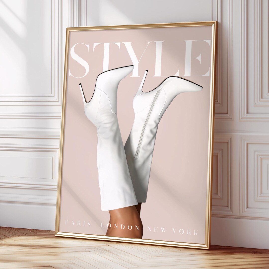 Pink Magazine Cover Print, Old Money Aesthetic, Elegant Old Money ...
