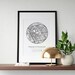 Madinah Coordinates Map – Modern Islamic Digital Print - Etsy