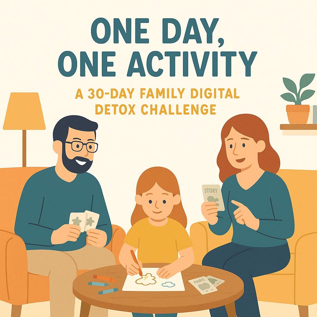 Family Digital Detox 30 Day Challenge - Etsy
