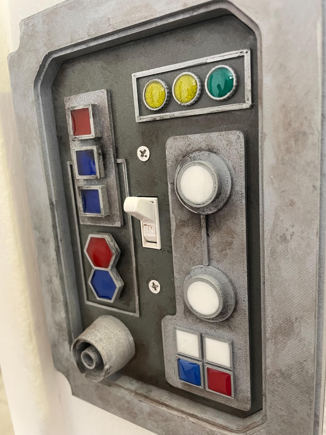 Star Wars Inspired Light Switch Cover: Sci-fi Control Panel Room Decor ...
