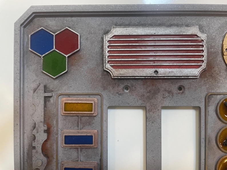 Star Wars Inspired Light Switch Cover: Sci-fi Control Panel, Double ...
