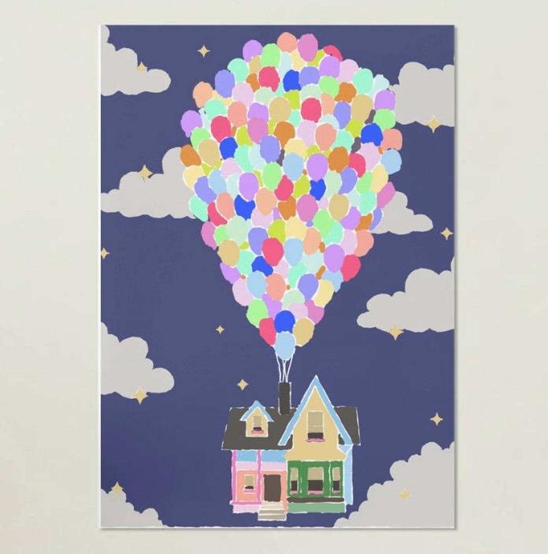 Up Inspired Floating House Art Print - Etsy