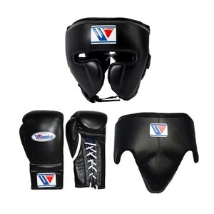 Custom Made Winning Boxing Set, Winning Gloves, Head & Groin Guard ...