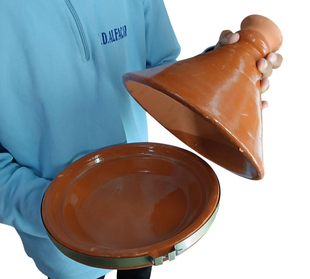 Moroccan Tagine Clay Pot – Handmade Cooking Pot With Lid for Slow ...
