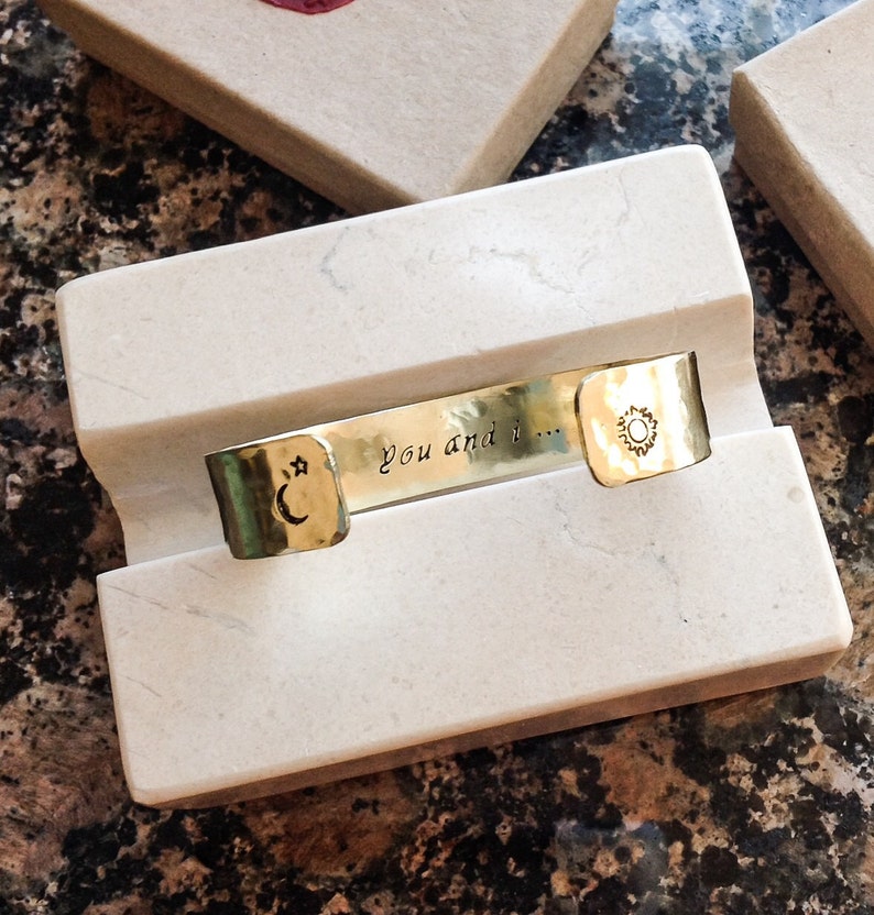 Hand Stamped Bracelet - Custom Hand Stamped Bracelet - Personalized ...