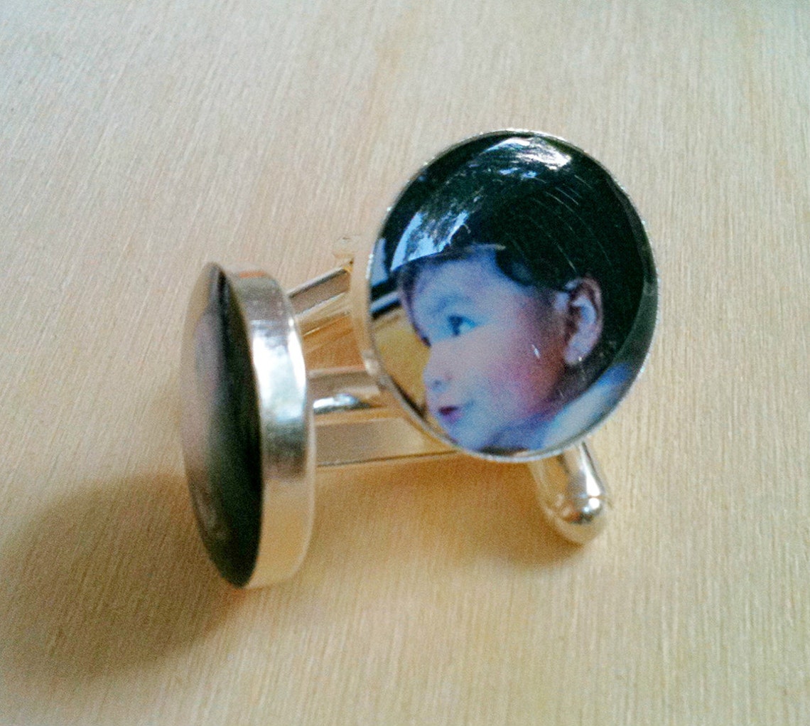Cuff Links Customized With Your Photo Photo Cuff Links - Etsy