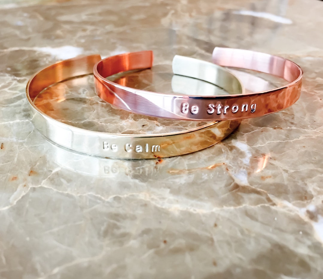 Mother's Day Gift - Custom Bracelet - Personalized Bracelet Cuff ...