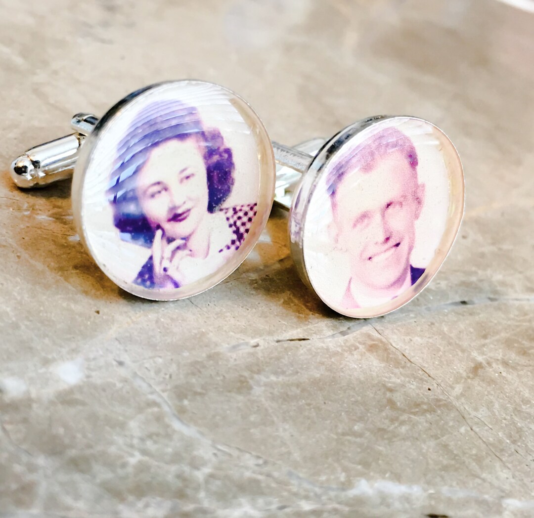 WATERPROOF Personalized Photo Cufflinks Customized With Your Photo ...