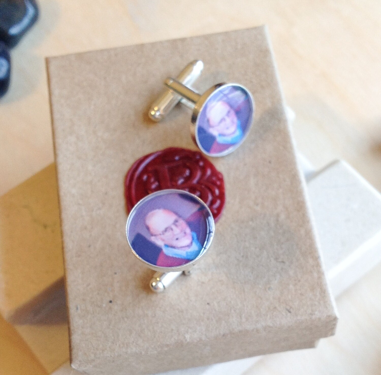 WATERPROOF Custom Photo Cufflinks Personalized With Your Photo - Photo ...