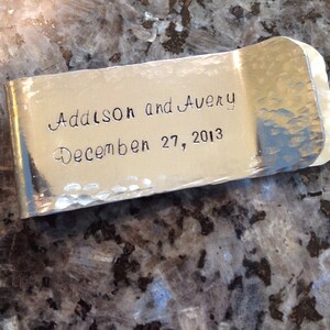 Customized Money Clip Add Your Favorite Quote or Message, Personalize ...