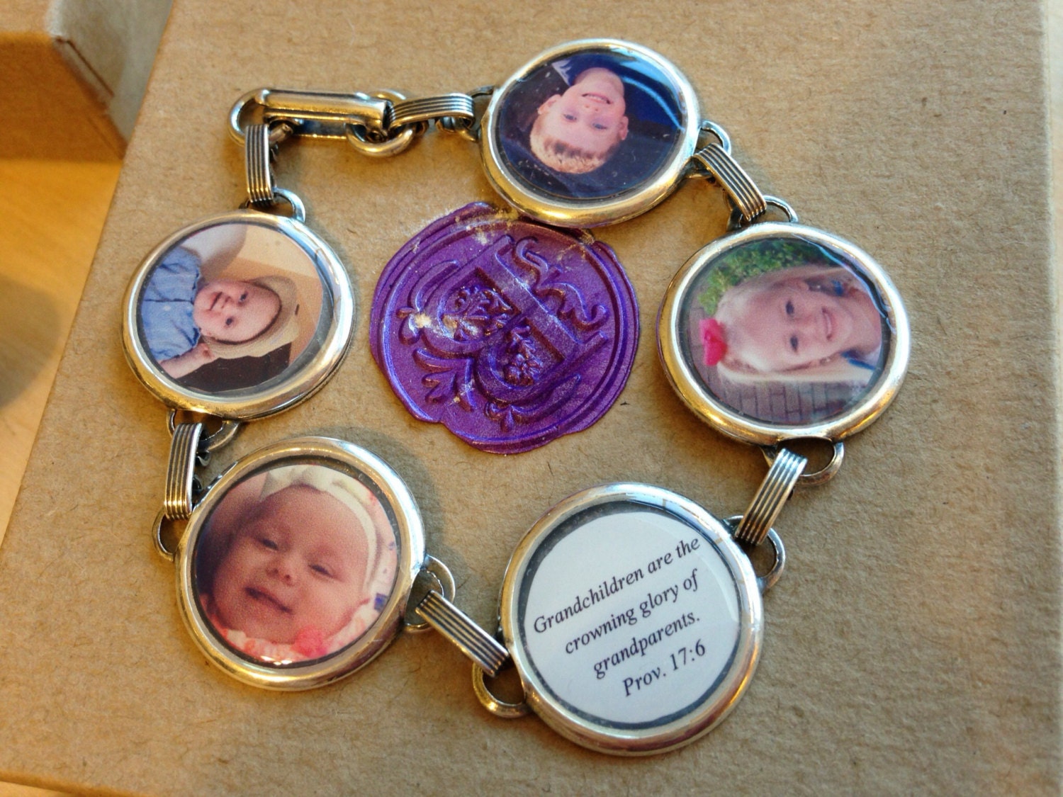 Custom Photo Bracelet (one) - Jewelry Grade WATERPROOF - 5 Personal ...
