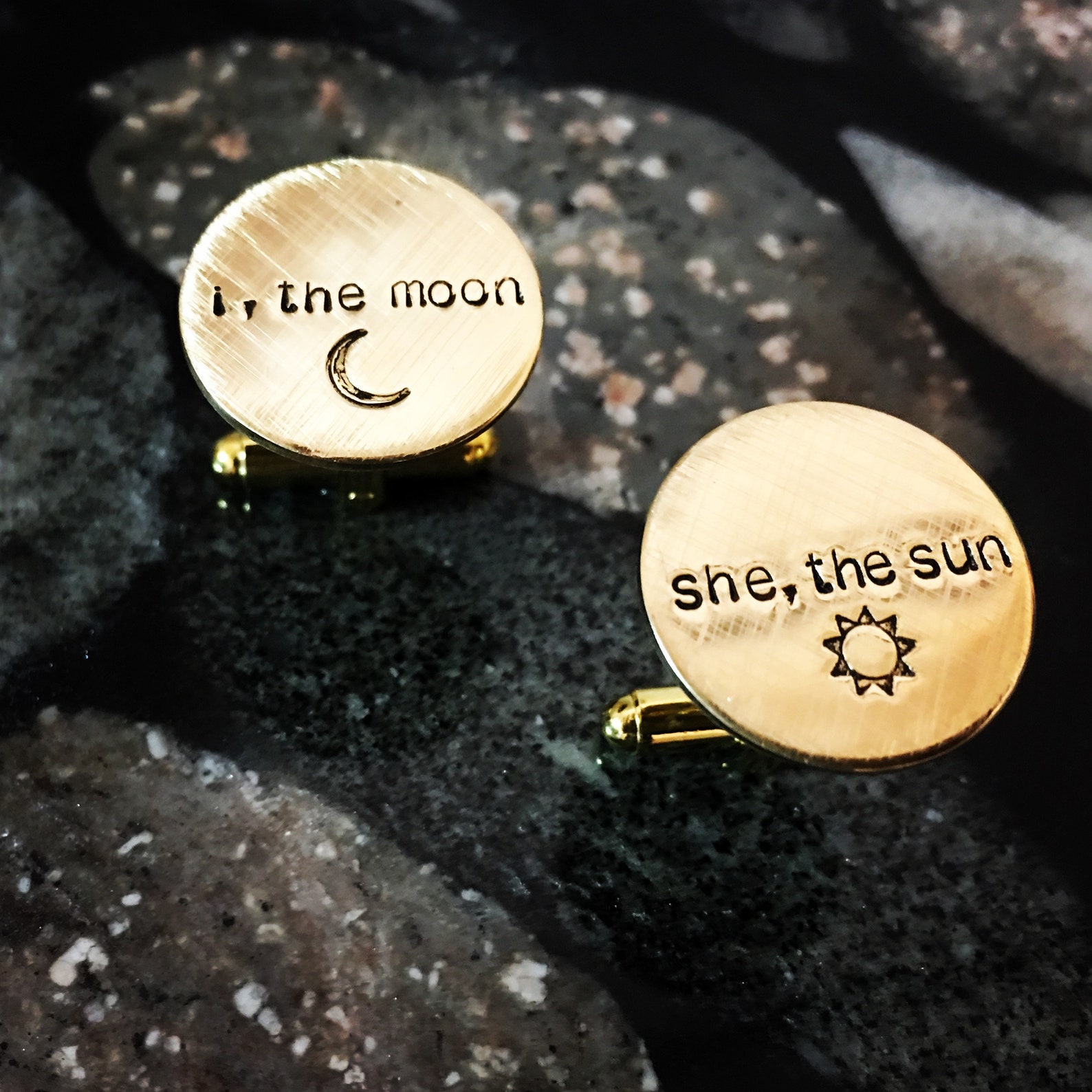 Personalized Cuff Links -best Wedding Groom Custom Cuff Links - Gold ...