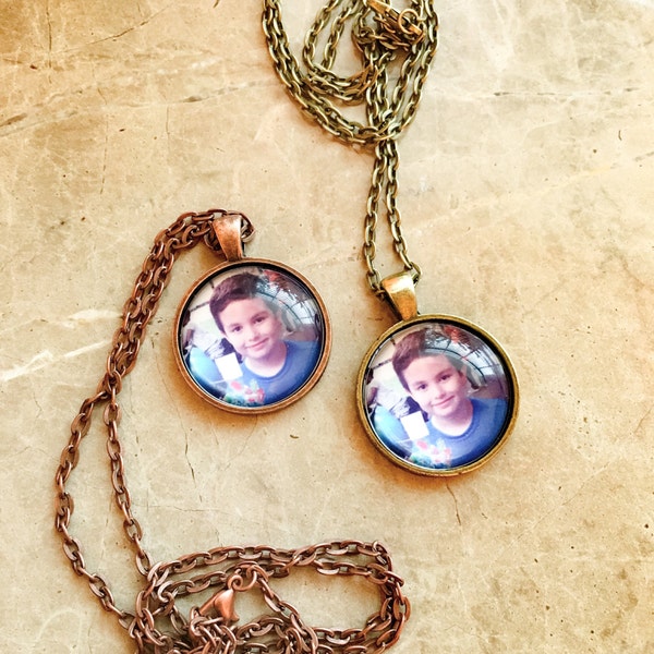 Personalized Photo Necklace - Etsy