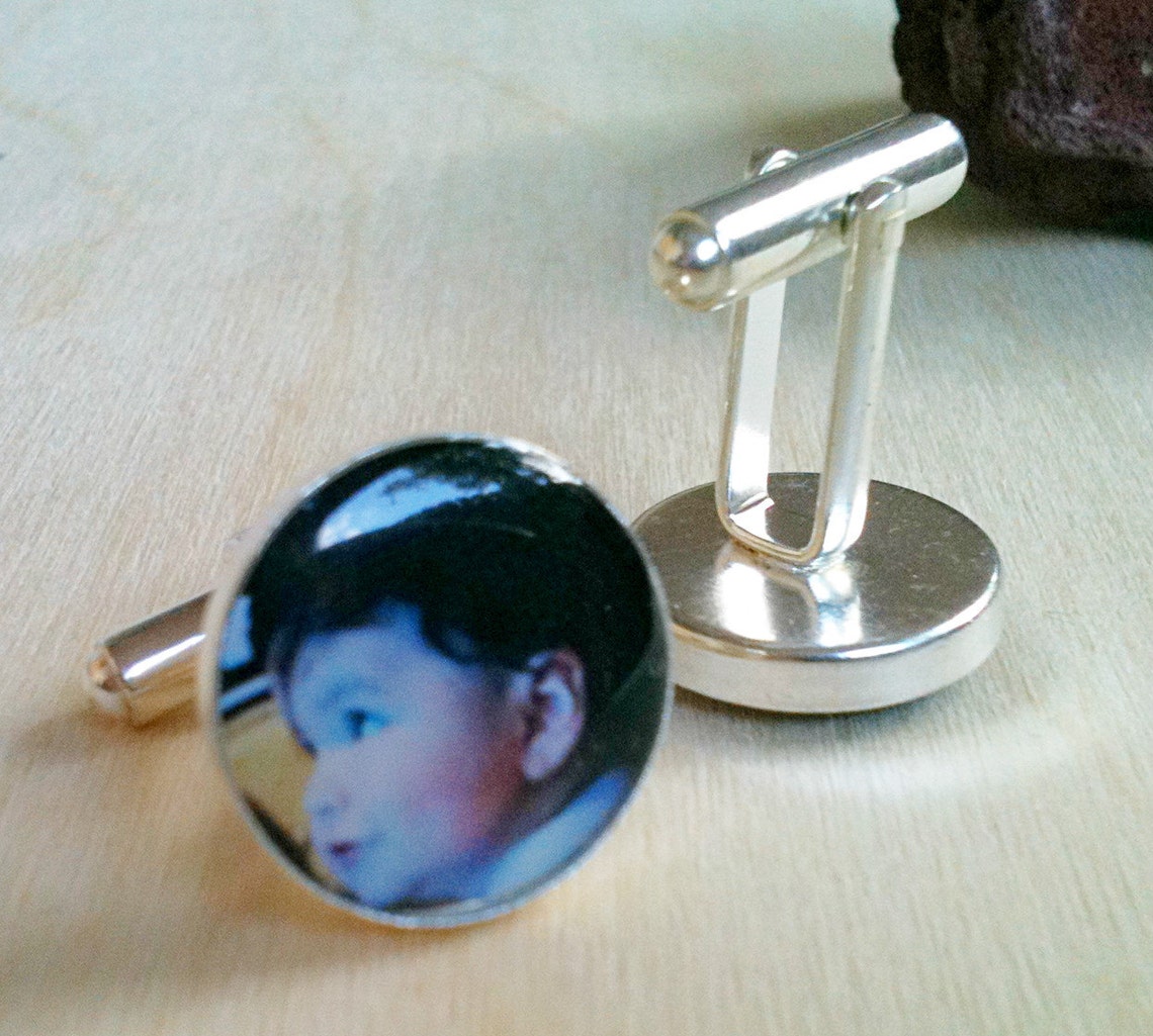 Cuff Links Customized With Your Photo Photo Cuff Links - Etsy