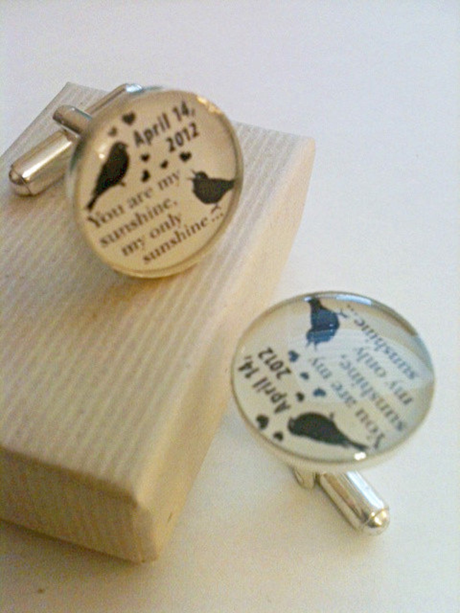 Cuff Links Customized With Your Photo Art Photo Art Cuff - Etsy