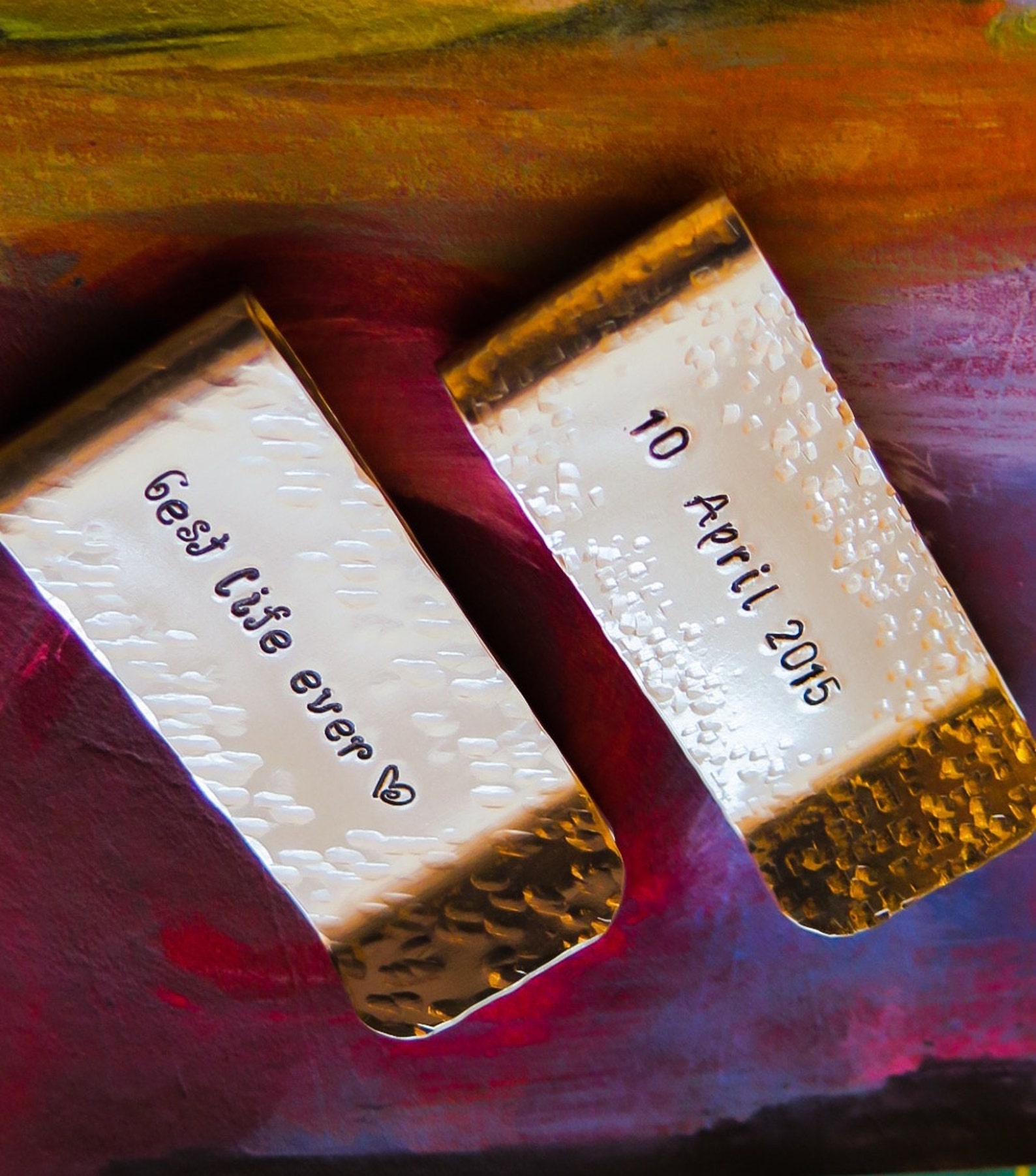 Money Clip - Hand Stamped Metal Money Clip, Custom Money Clip ...