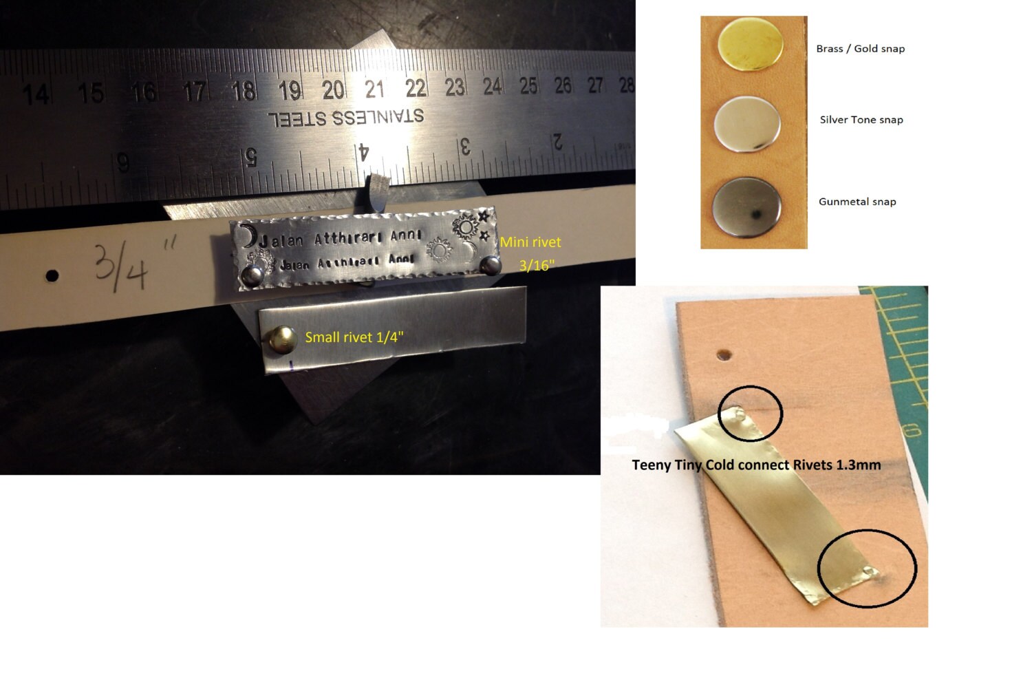 Personalized Leather Cuff Bracelet Custom Metal Stamped Cuff | Etsy