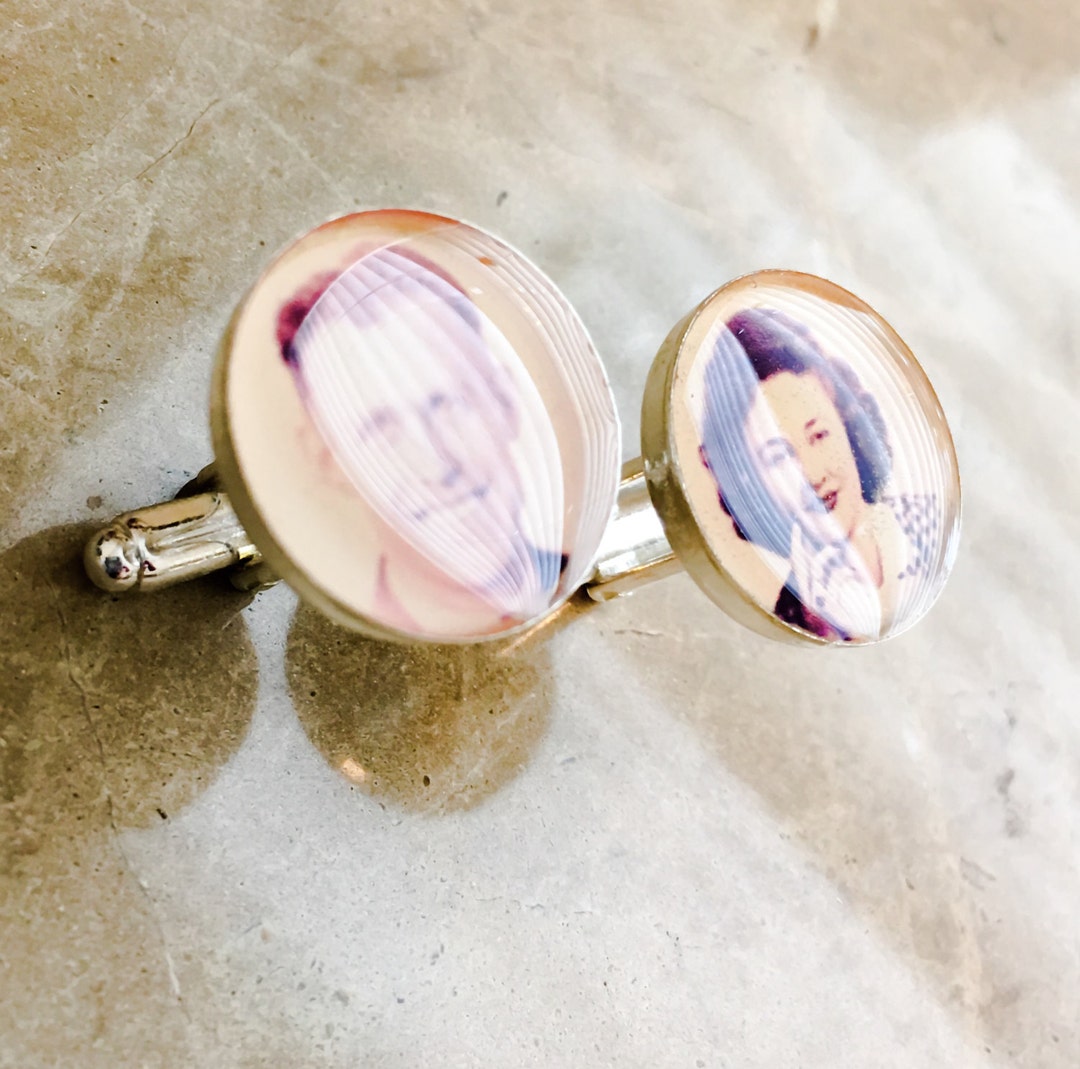 WATERPROOF Personalized Photo Cufflinks Customized With Your Photo ...