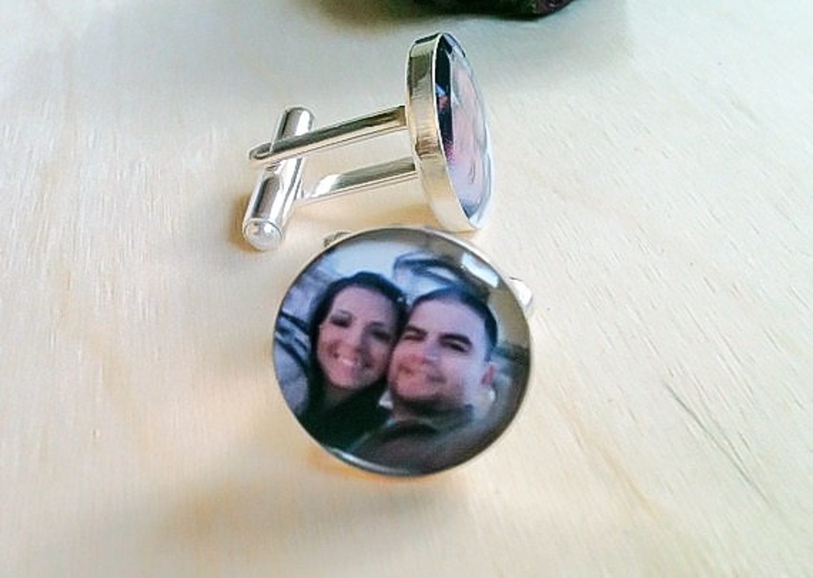 WATERPROOF Custom Photo Cufflinks Personalized With Your Photo - Photo ...
