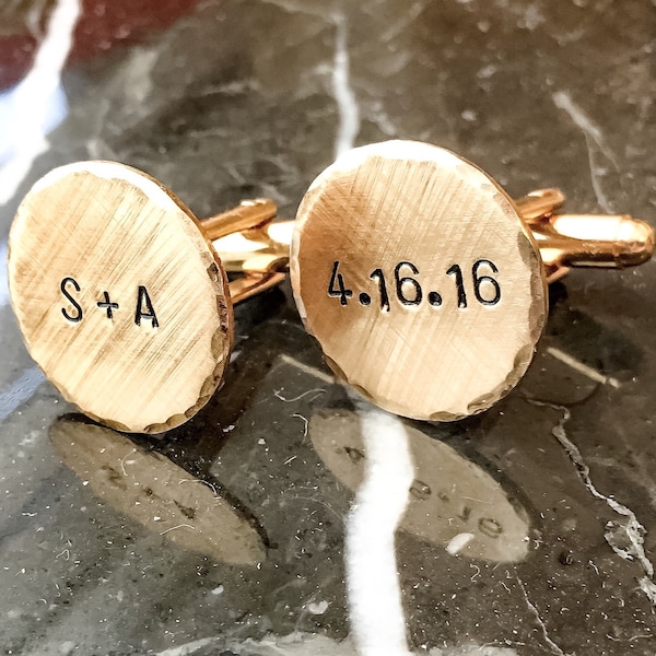 Personalized Cuff Links - Etsy