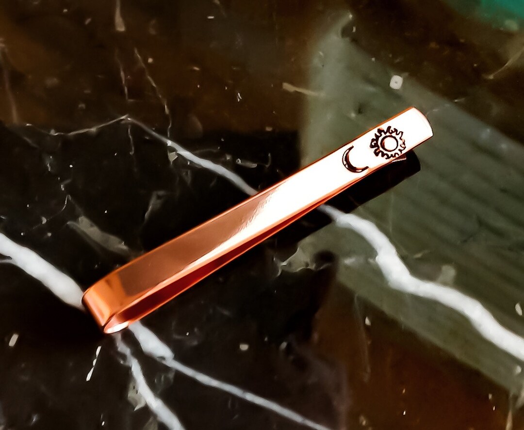 Custom Tie Bar Personalized Tie Bar Hand Stamped Tie Bar - Etsy